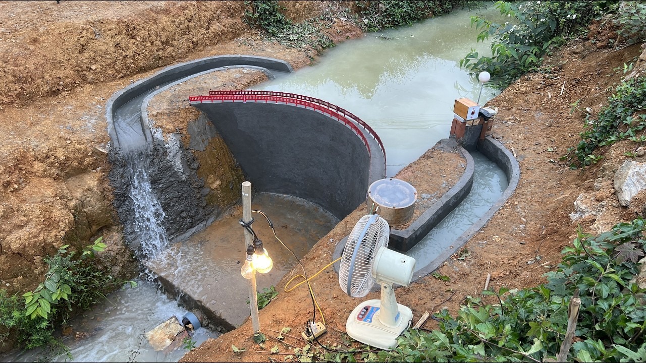 Construction of large capacity mini hydroelectric power plants ...